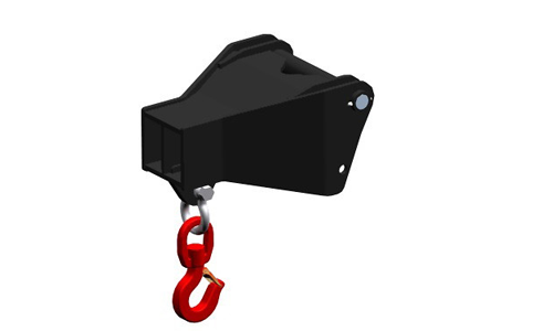 Heavy Duty Frame Mounted Hook | Parallel Ag