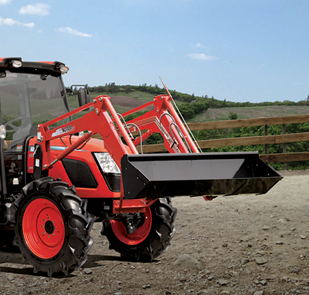 Kioti KL7320 self leveling loader pkg w 82" bucket | Parallel Ag