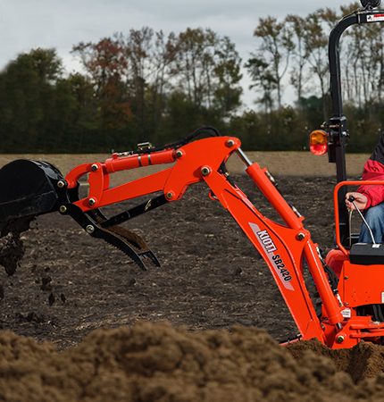 Kioti SB2420 backhoe with 8" bucket | Parallel Ag
